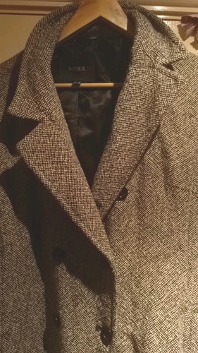 Mexx Wool Mix Coat Size 16, Medium Length (ML), Colour oatmeal? with ...