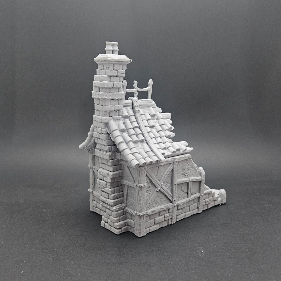 Hexengarde 19 Latchkey Row Ruin 32mm Scale Building for D&D, Frostgrave ...
