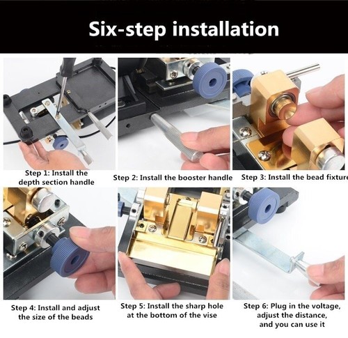 500-2000rpm Electric Stone Pearl Drilling Machine Pearl Hole Driller 110V 220V | eBay