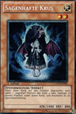 Yugioh Fabled Krus HA03-DE002 Secret Rare 1st Edition 2010 NM / LP | eBay