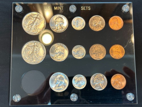 1947 P,D&S U.S. COINS GEM UNCIRCULATED SILVER MINT SET! | eBay