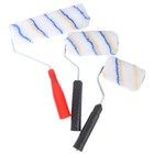 4” 6"9”Roller Brush Paint Rollers Short Long Handle Brush Room Wall Pai ...