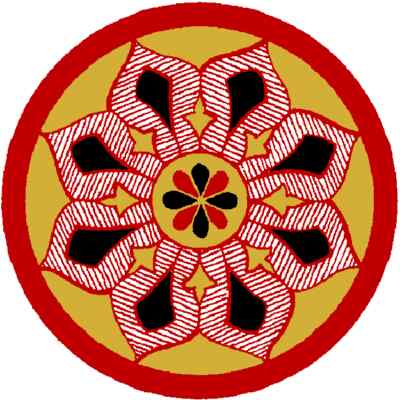 30 Custom Vintage Red Floral Medallion Personalized Address Labels | eBay