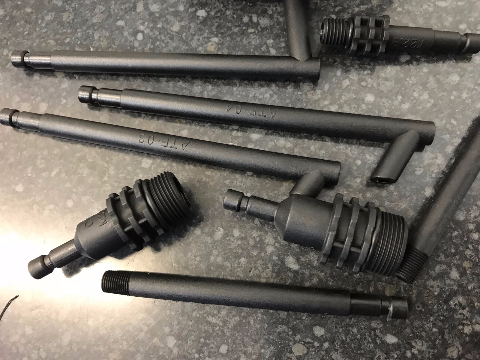 Spare Adaptors Set for Sealey VS70095 Transmission Oil Filling System ...