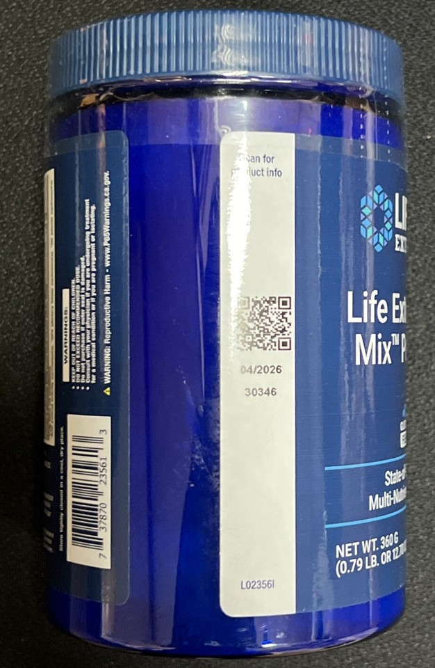 Life Extension Mix Powder 12.7oz/360g, Multi-Nutrient Formula. Factory ...
