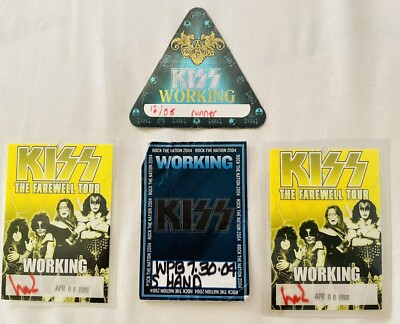 KISS Backstage Passes | eBay