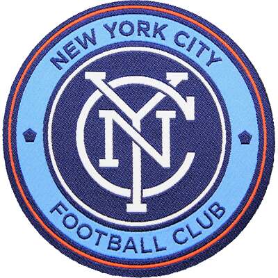 New York City FC Football Équipe Crest Pro-Weave Jersey Mls Foot Patch ...