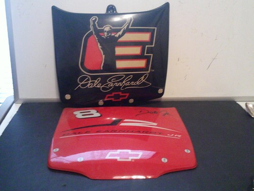 DALE EARNHARDT JR NUMBER 8 & DALE SENIOR # 3 CAR HOOD PLASTIC NASCAR | eBay
