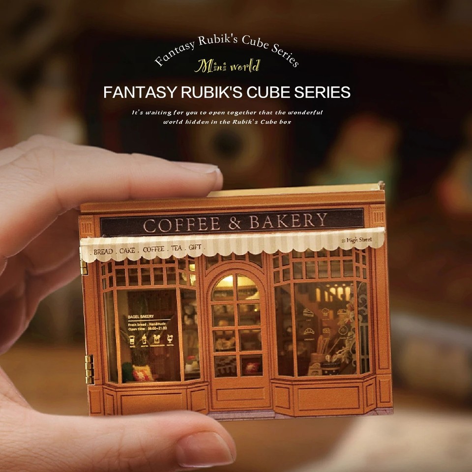 DIY Mini Dollhouse Kit 3D Puzzle Handmade Model Room Bedroom Decor ...