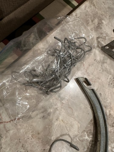 18 Galvanized Steel 6 inch half round gutter hanger w/clips - BB Berger ...