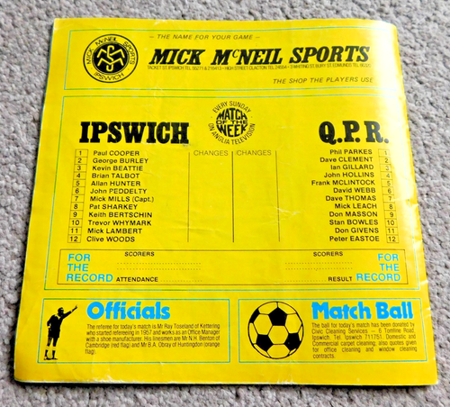 Mixed Group of Football Programmes x 9 England Ipswich Fulham Crystal ...