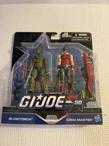2015 GI Joe 50th Anniversary Swamp Steam Green Blowtorch & Red Croc ...