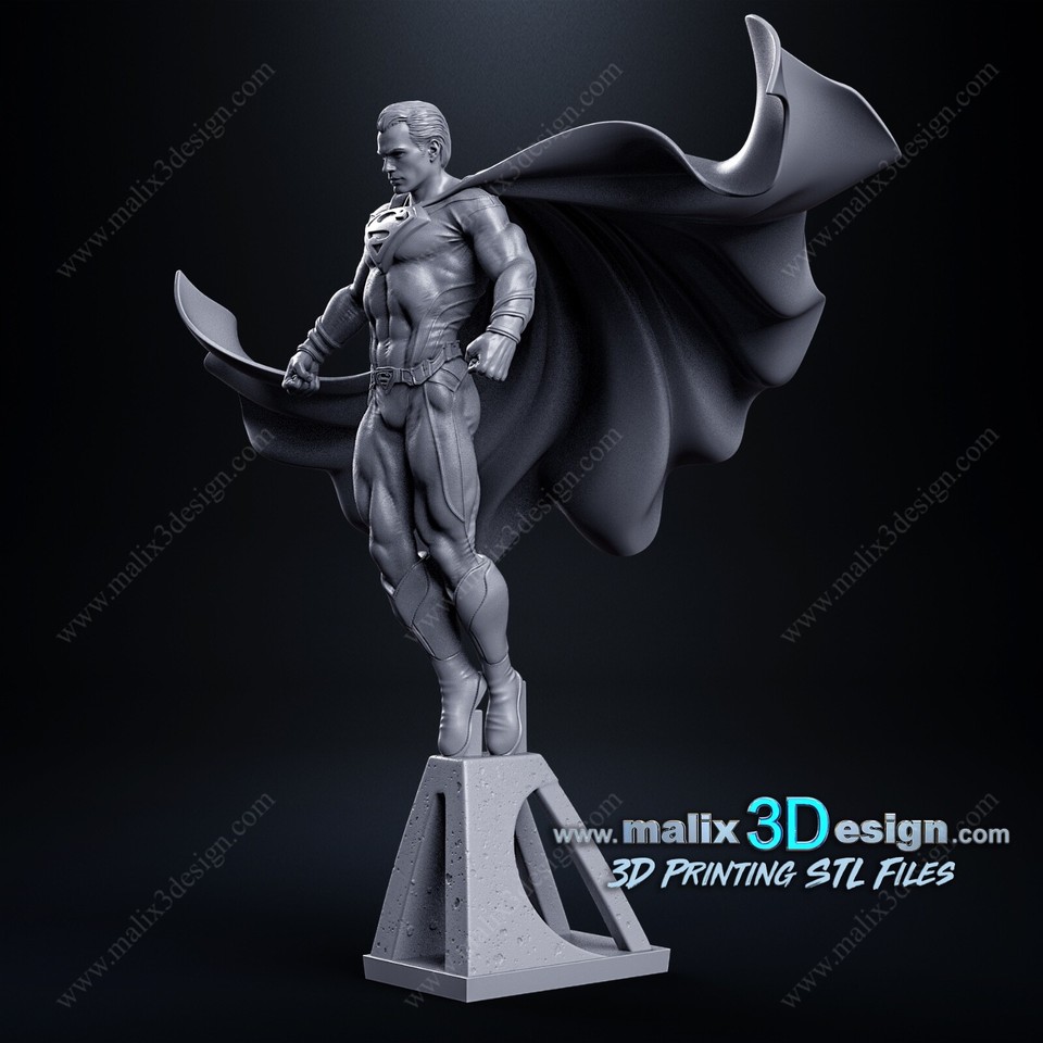Superman resin scale model kit unpainted 3d print | eBay