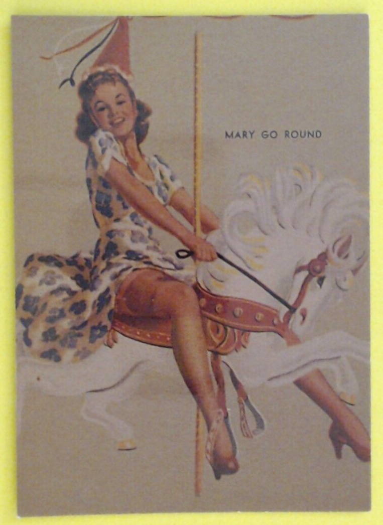 Gil Elvgren's Calendar Pinups 2 1994 - #18 Mary-Go-Round | eBay