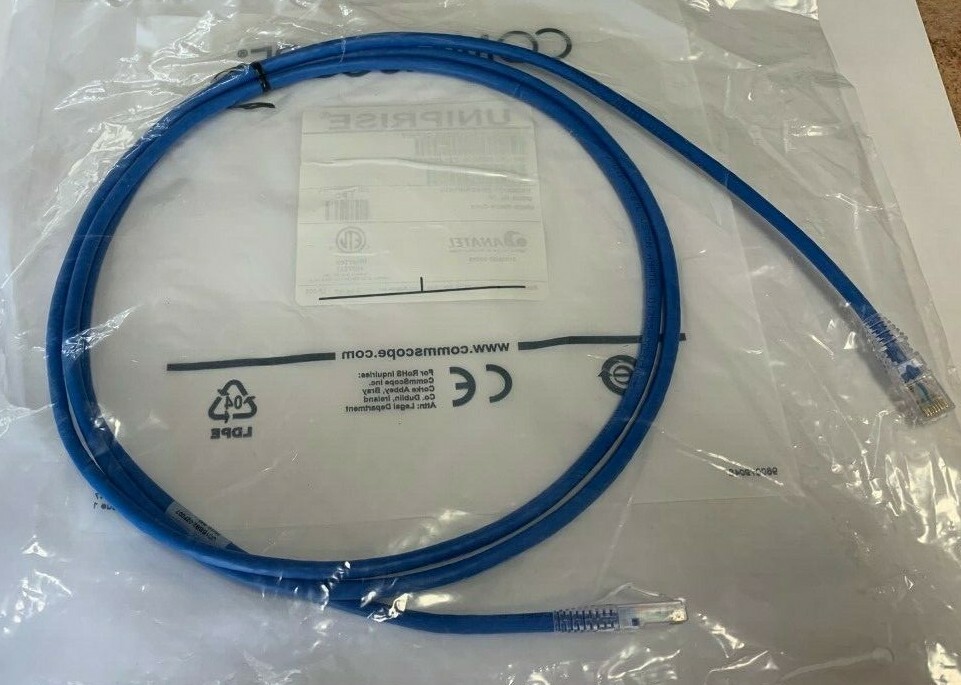 Commscope Uniprise CAT6 7ft Blue Patch Cord UNC6-BL-7F UC1BBB2-0Z007 | eBay