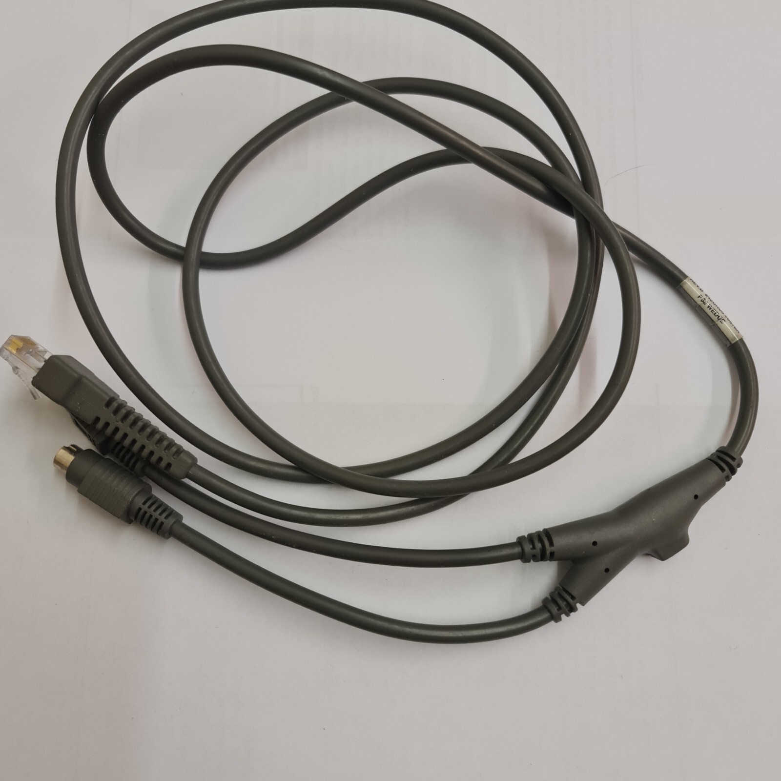 SYMBOL 25-62417-20 6FT GREY PS2 WEDGE CABLE FOR LS2200 SCANNER for sale ...
