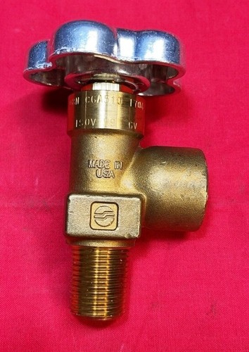 SHERWOOD CYLINDER VALVE CGA 510 3/4"-14 NGT INLET THREAD | eBay