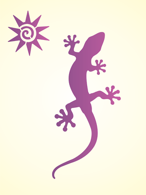 Aztec Lizard Symbols And Signs