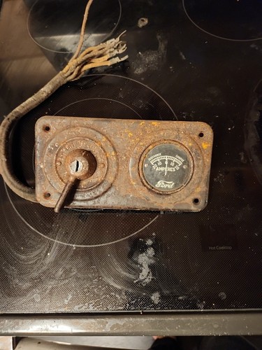 1919 - 1925 Ford Model T Dash Plate With Switch & Amp meter | eBay