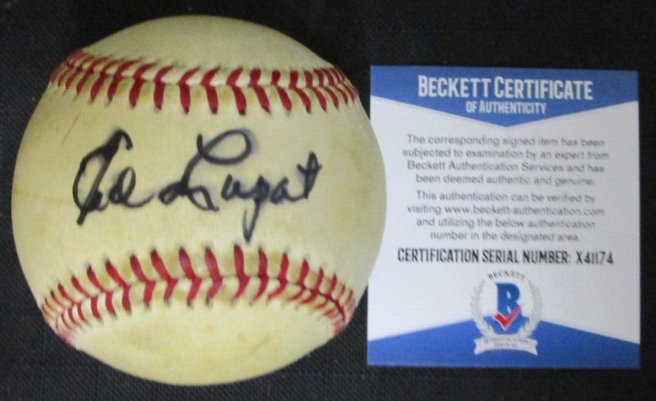 ED LOPAT NEW YORK YANKEES SIGNED OAL BASEBALL BECKETT BAS COA X41174 | eBay
