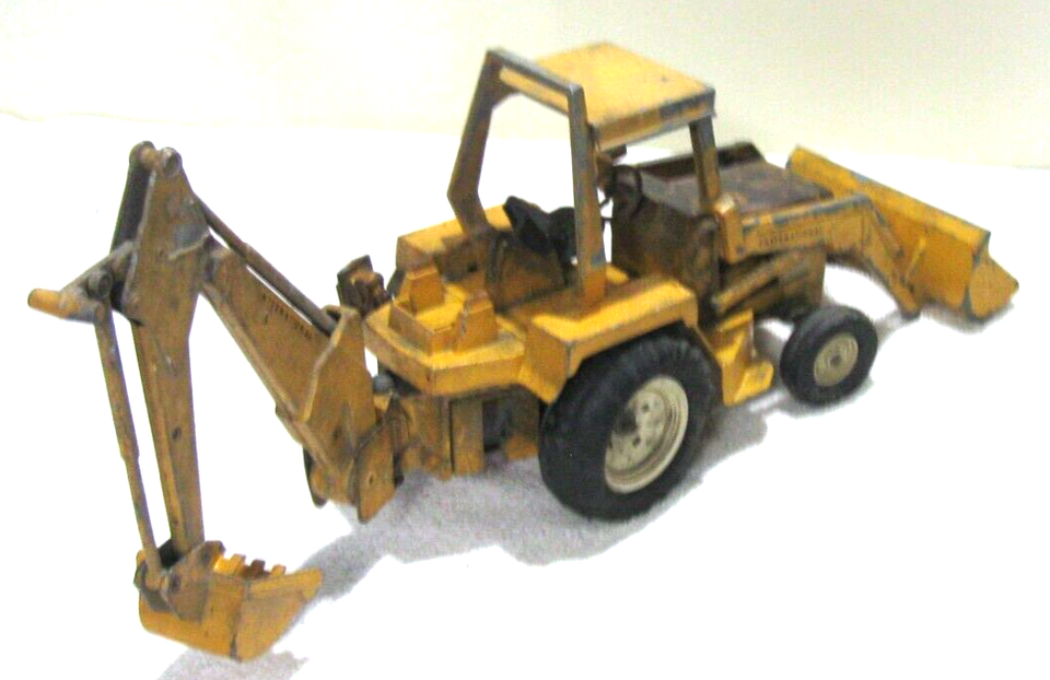1970S 1/16 INTERNATIONAL BACKHOE LOADER TRACTOR FARM TOY PARTS OR ...