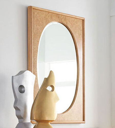 Thomasville Bogart Luxe Landscape Mirror Art Deco Bedroom/Foyer/Hall ...