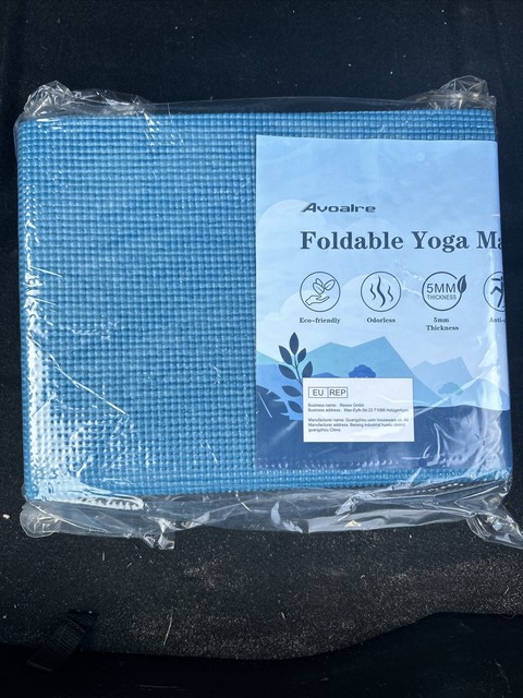 OPENBOX Gaiam Foldable Yoga Mat Blue Sundial 2mm for sale online | eBay