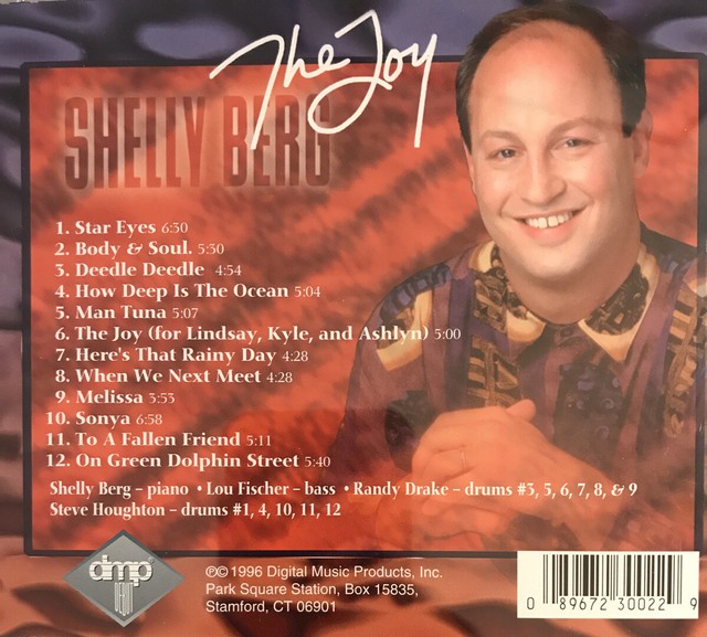 The Joy by Shelly Berg (CD, Mar-1996, Digital Music Products) for sale ...