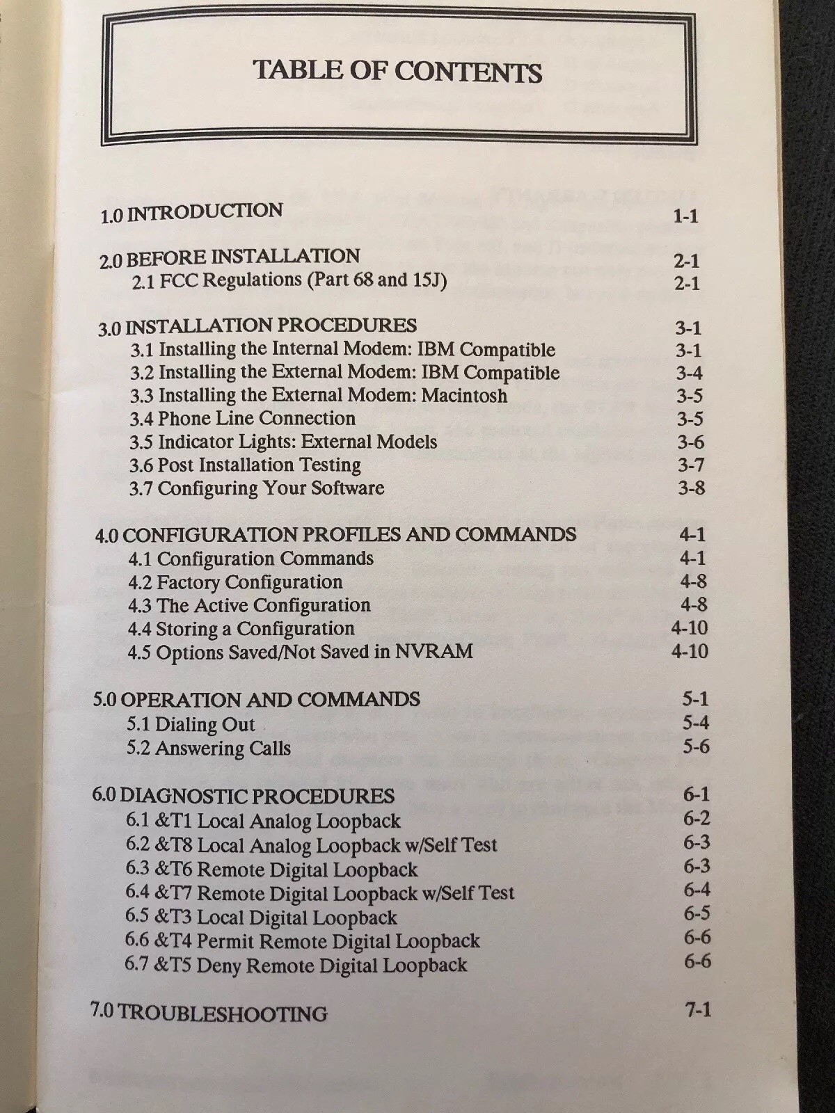VTG Compudyne 2400 Baud Intelligent Modem User’s Guide 1989 | eBay