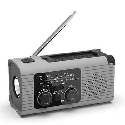 Radio di Emergenza A Manovella Radio Multifunzione AM/FM/NOAA Radio di ...