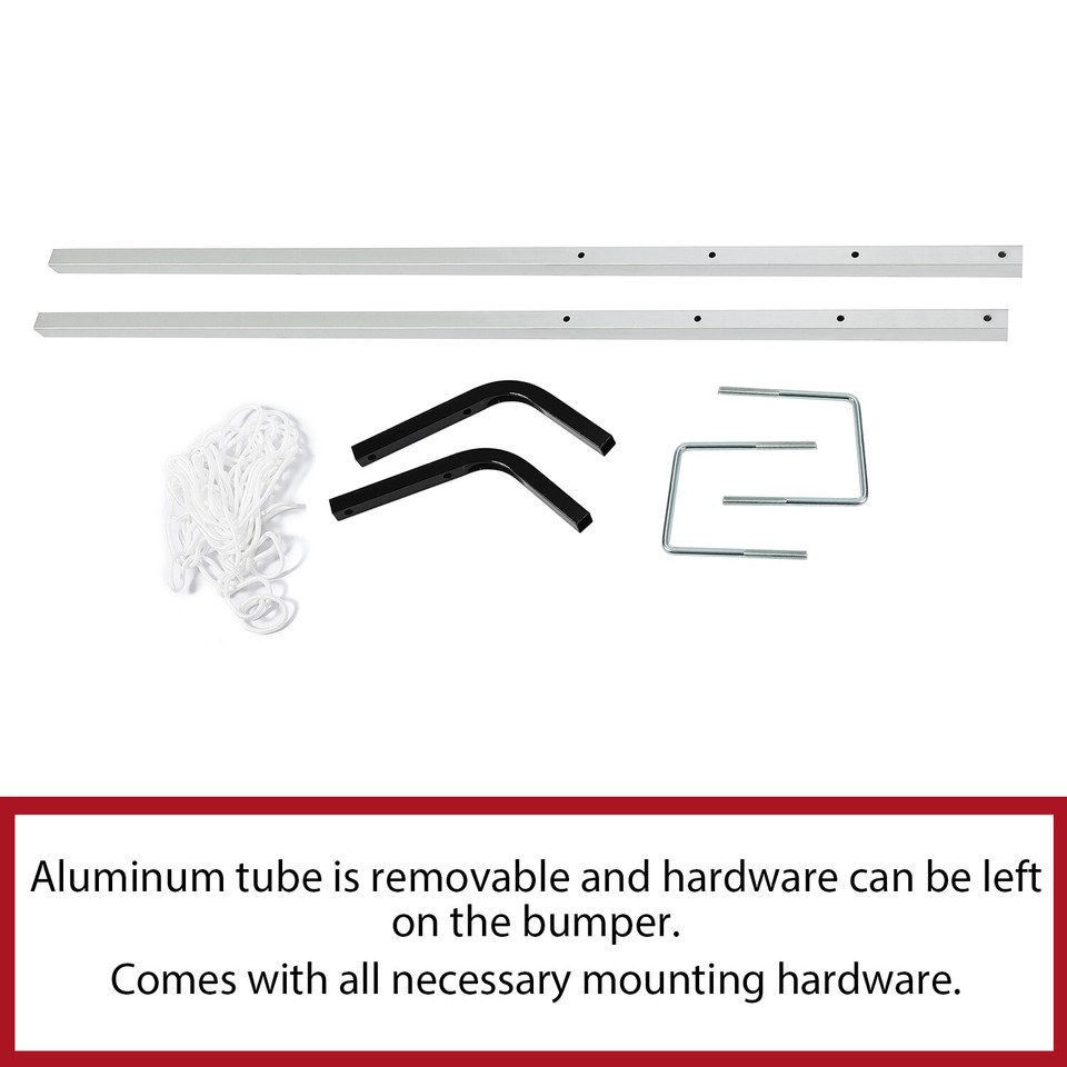 Clothesline Drying Rack Bumper Mount 48" Long Clothes Line For RV ...