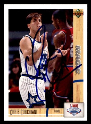 1991 Upper Deck Basketball #17 Chris Corchiani Signed Autograph (no COA ...