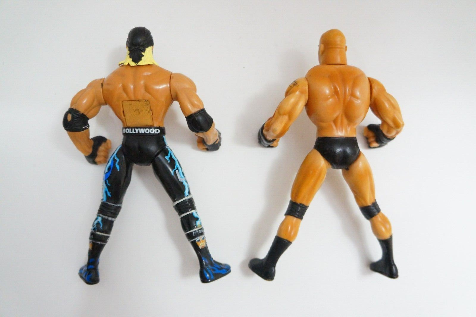 WCW nWo Goldberg & Hollywood Hogan ToyBiz Grip N Flip Wrestling Action ...