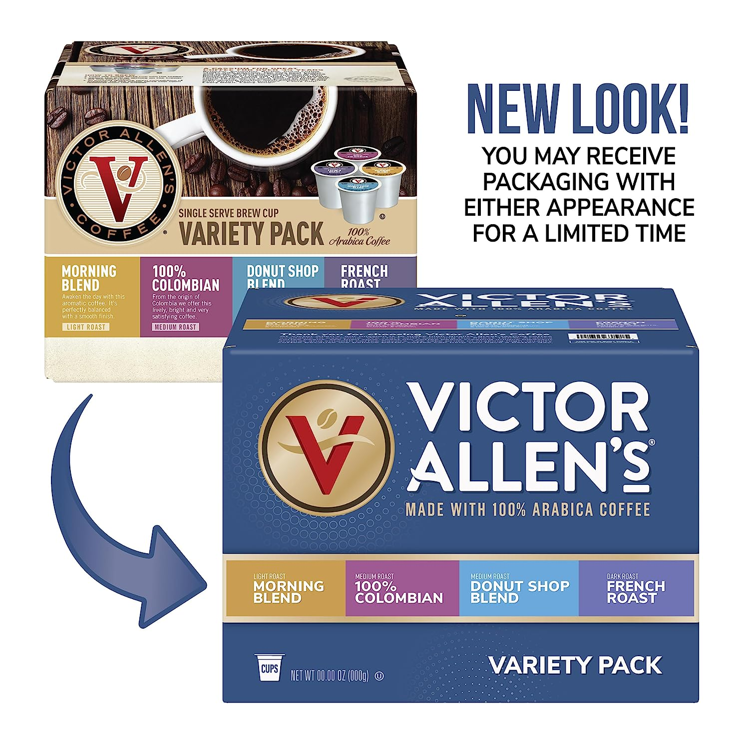 Victor Allen'S Coffee Variety Pack (Morning Blend, 100% Colombian ...