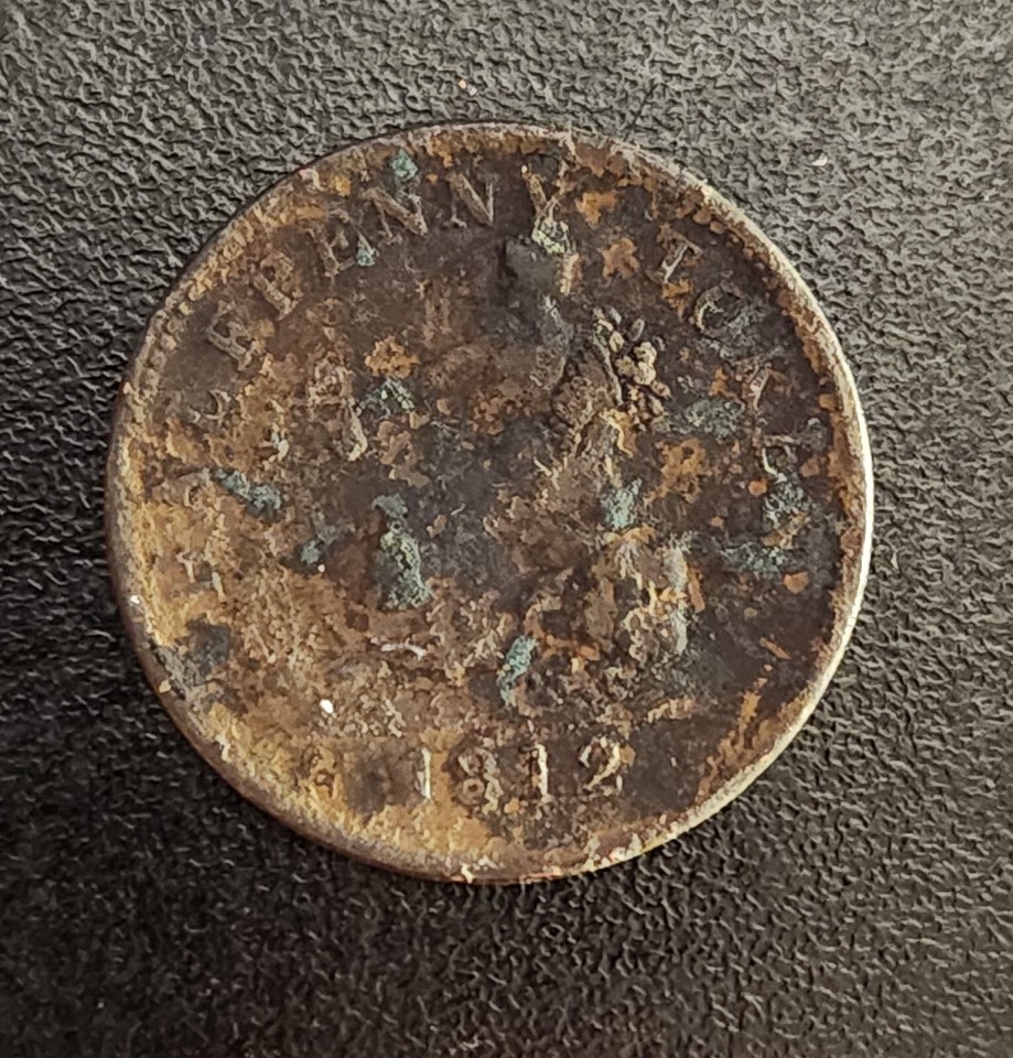 1 coin 1812 Canada Half Penny Token Thomas Halliday foreign world coin ...