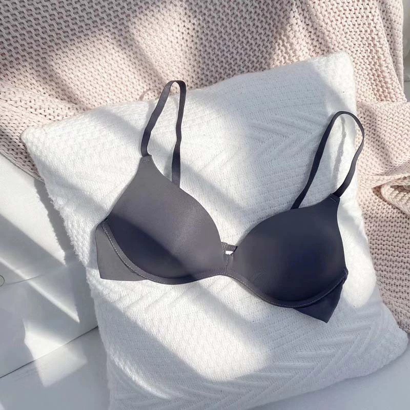 Smooth Bra Breathable Push Up Small Chest Bra Without Steel Ring ...