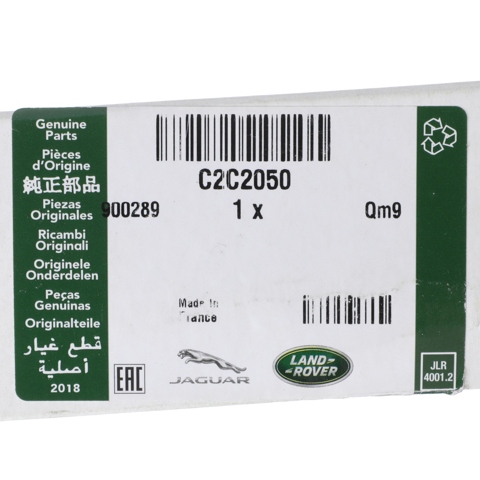 Genuine Jaguar Side Marker Lamp C2C2050 | eBay