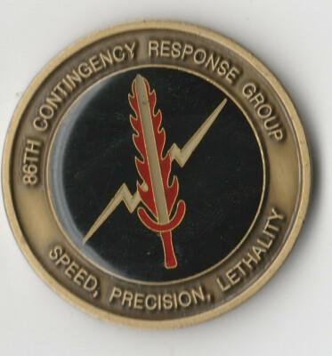 USAF 86th Contingency Respone Group Challenge Coin 1.5" DIA BX2 | eBay
