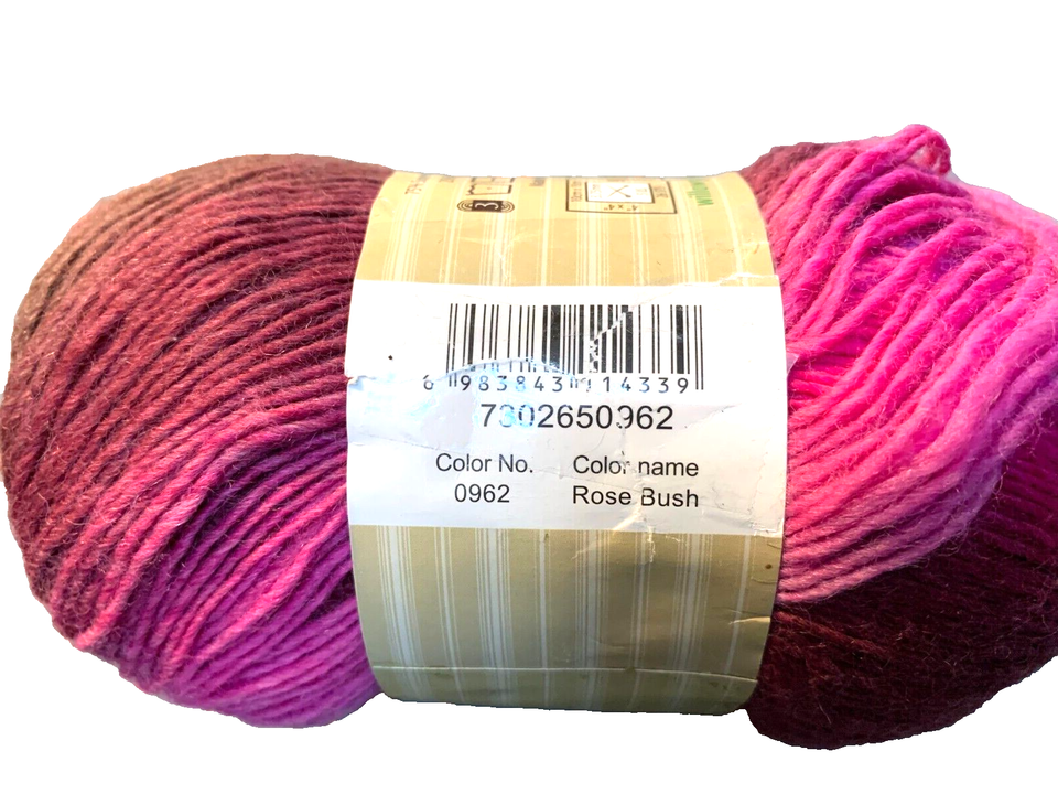 WILLOW VERBENA YARN 75% Superwash Wool-25% Nylon "Rose Bush" | eBay