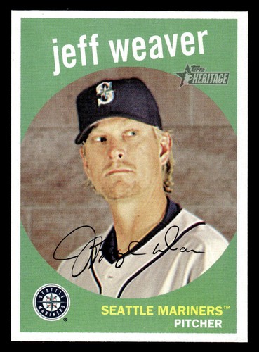 Jeff Weaver Seattle Mariners 2008 Topps Heritage #175 | eBay