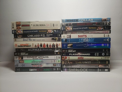 LOT OF 24 DVD (6 New) TV SERIES BOX SETS SITCOM DRAMA CRIME COMEDY ...