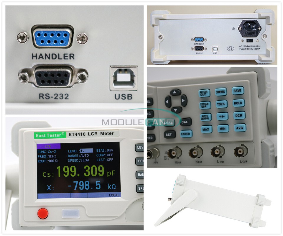 Electric Bridge Resistance Capacitance Tester Digital LCR Meter ET4401 ...