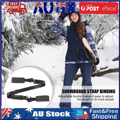 Nylon Portable Ski Straps Skiboard Fixed Strap Skiing Pole Carrier ...
