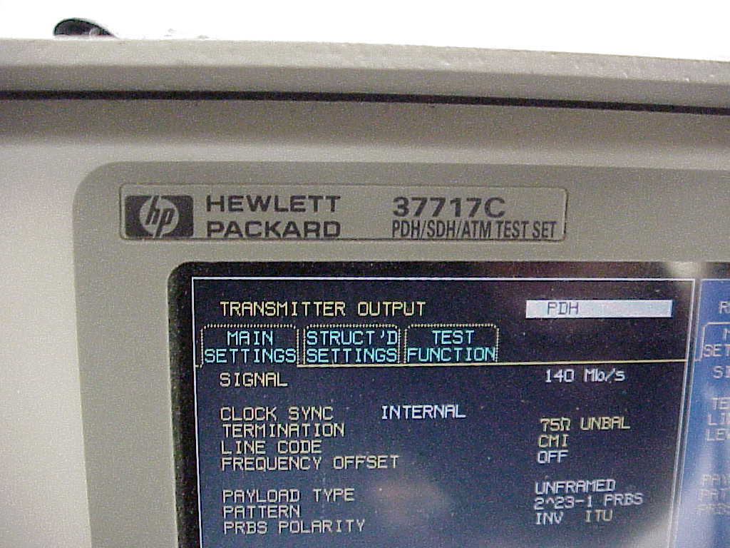 HP COMMUNICATIONS PERFORMANCE ANALYZER - 37717C | eBay