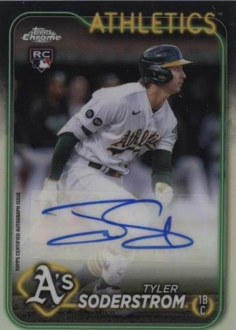 2024 Topps Chrome Update Series - Autographs Tyler Soderstrom #AC-TS ...