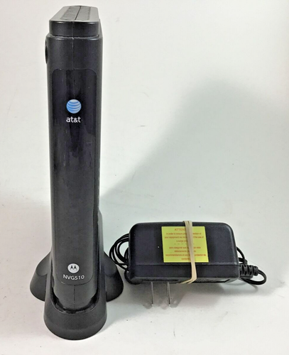 AT&T Motorola NVG510 Modem & WiFi Router with Power AC Adapter Untested ...