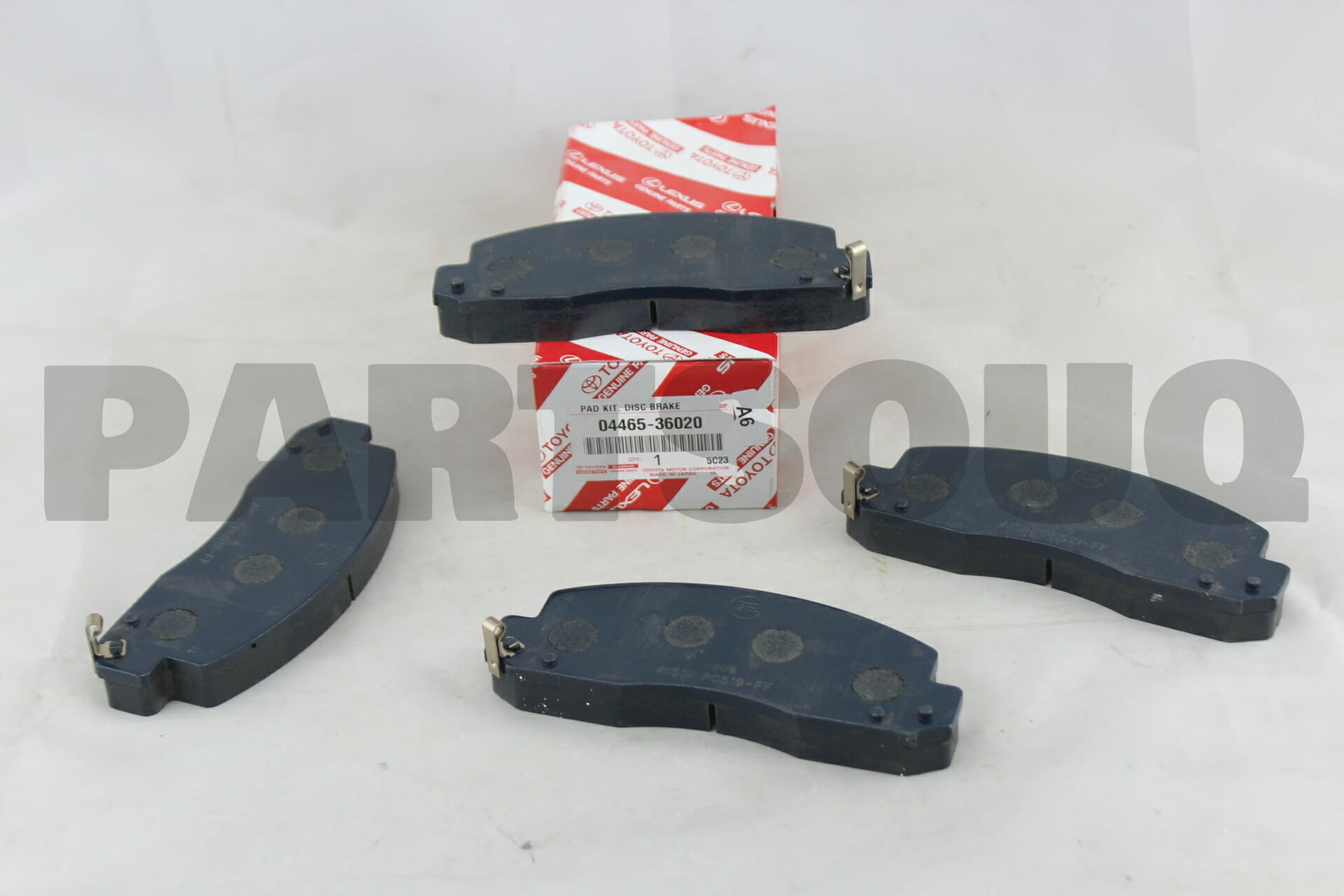 0446536020 Genuine Toyota PAD KIT, DISC BRAKE, FRONT 04465-36020 | eBay