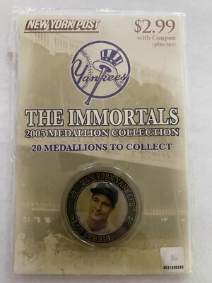 LOU GEHRIG 2005 New York Post Yankees Immortals Medallion Coin | eBay