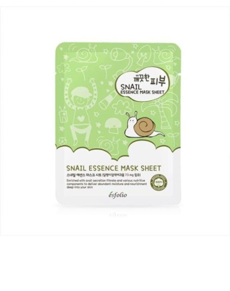Esfolio Snail Essence Face Masks - 10 Mask Sheets New In Box Exp 2026 ...