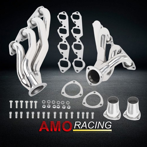 Stainless Shorty Exhaust Manifold Headers Fit Chevy GMC BBC 396 402 454 ...
